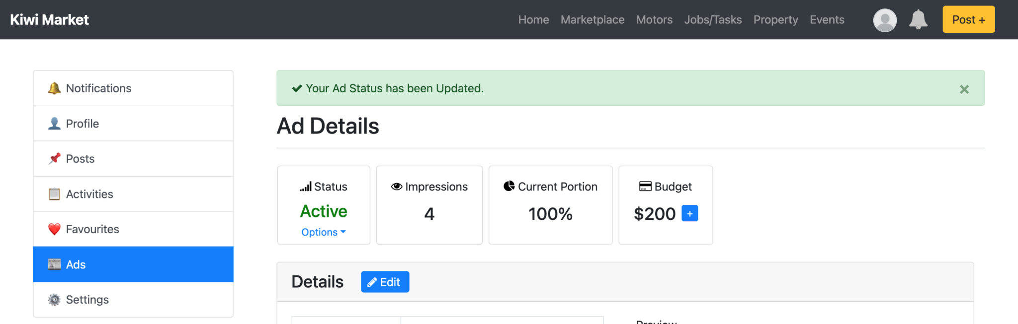 How to Reactivate an Ad – Kiwi Market